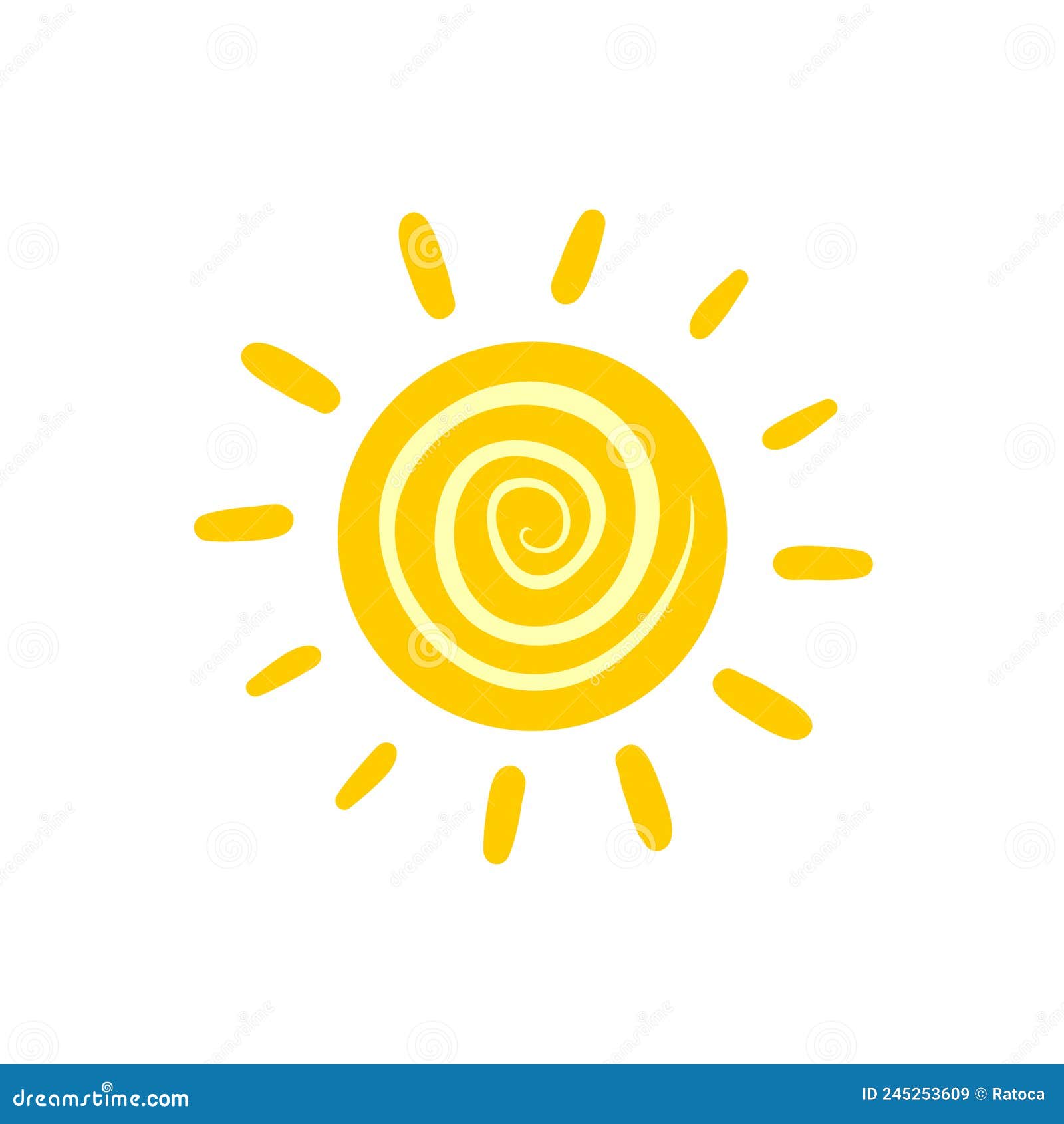Creative Design of Sun Illustration Stock Vector - Illustration of ...