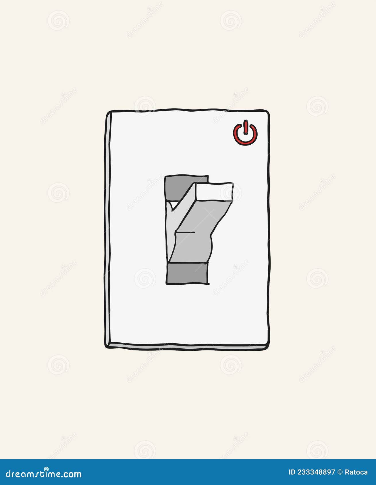 Creative Design of Switch Illustration Stock Vector - Illustration of ...