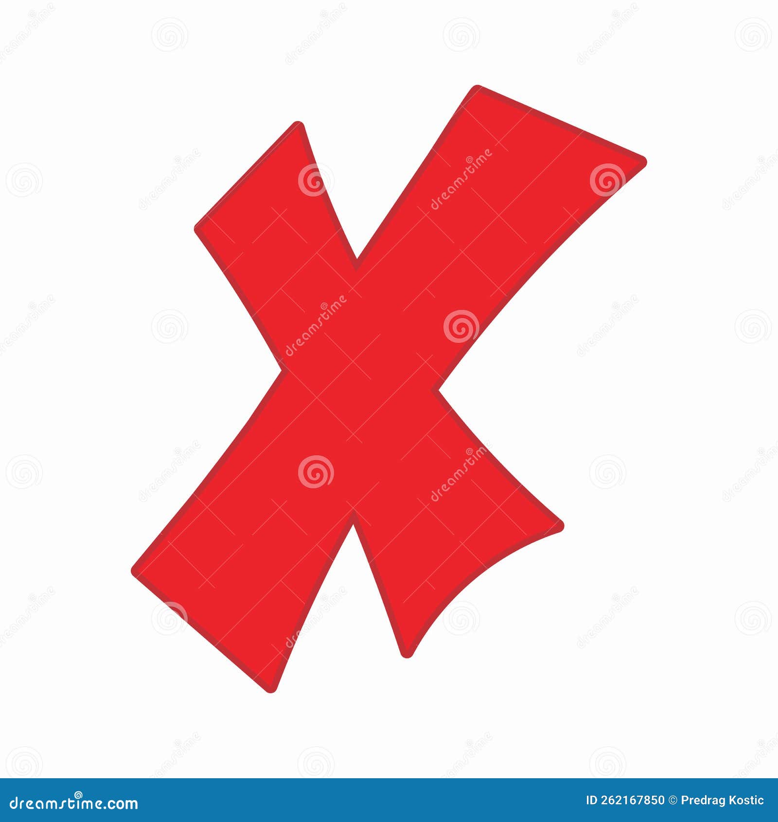 Creative design symbol X stock illustration. Illustration of label ...