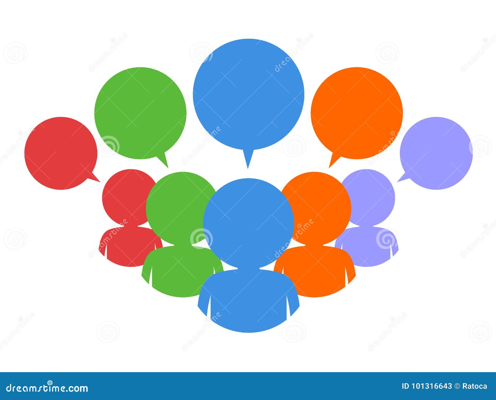 Talking symbol stock vector. Illustration of creative - 101316643