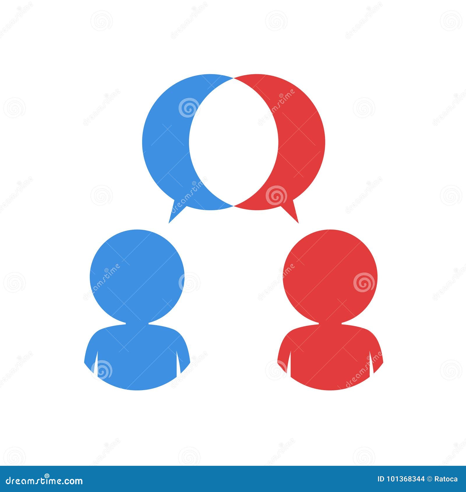 Talking symbol stock vector. Illustration of communication - 101368344
