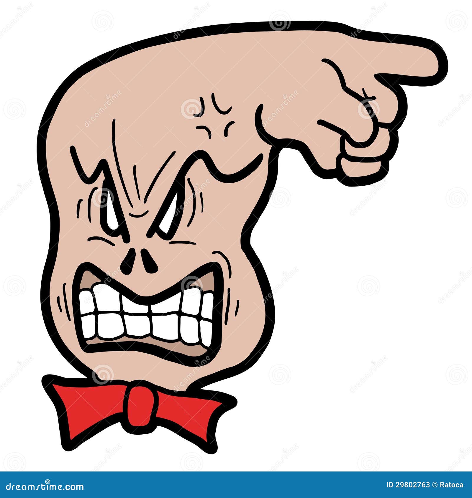 Teeth rage stock vector. Illustration of angry, doll - 29802763