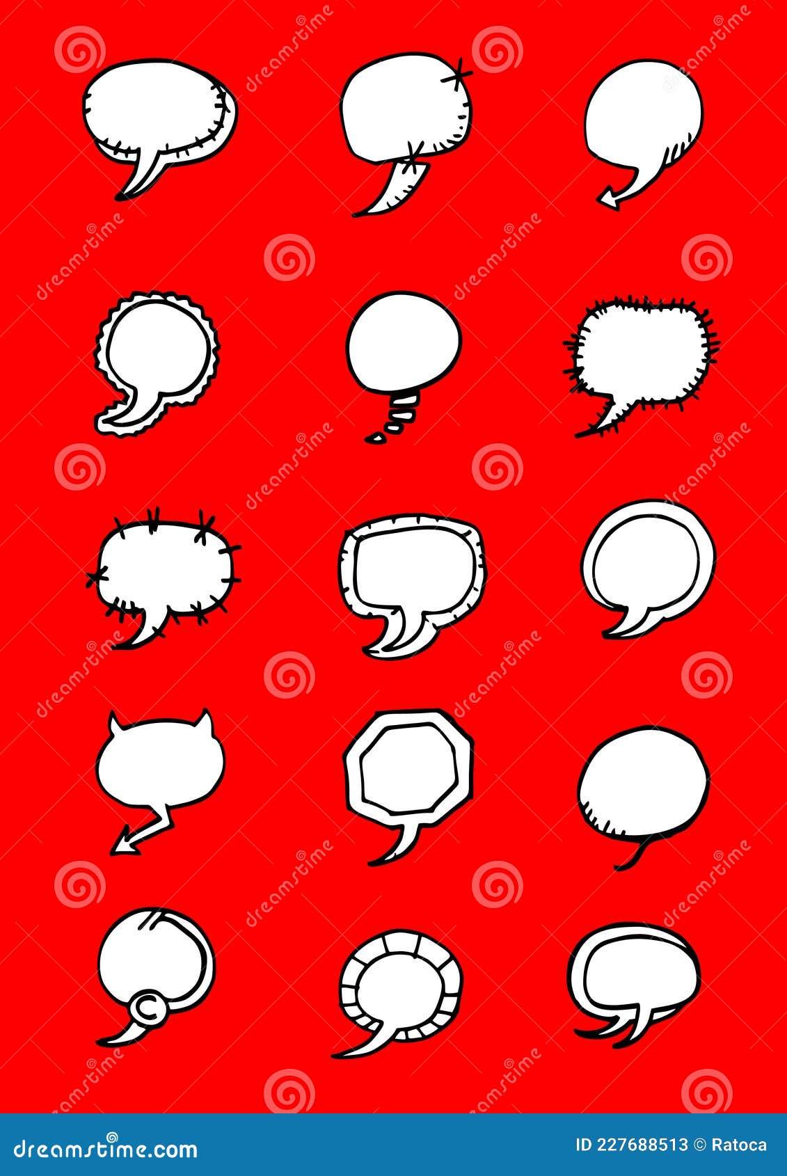 Three comic stock vector. Illustration of comic, drawing - 227688513