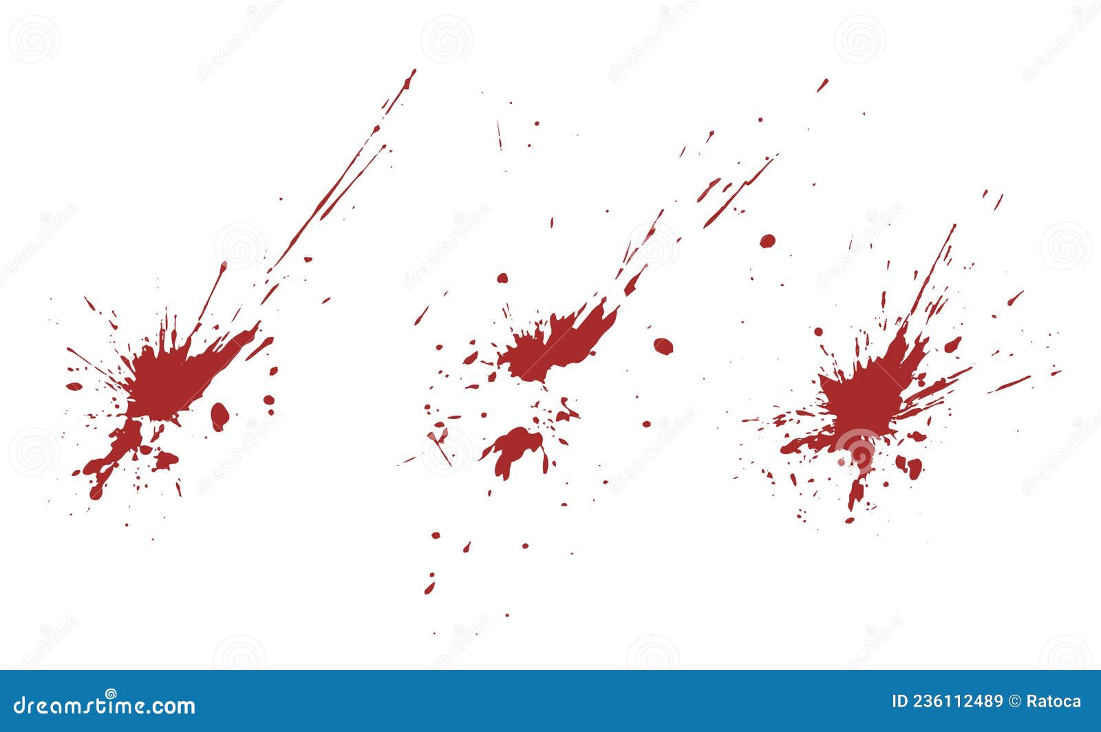 Design of Three Dirt Stains Stock Vector - Illustration of paint ...