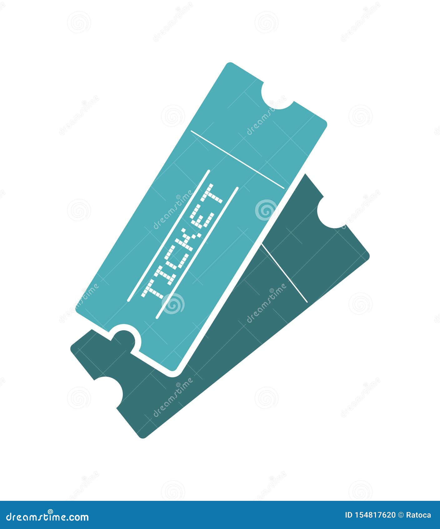 Creative design of tickets stock vector. Illustration of vector - 154817620