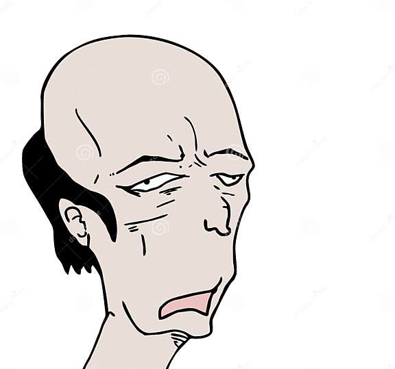 Ugly bald man draw stock vector. Illustration of bald - 112958326 Ugly bald man draw stock vector. Illustration of bald - 112958326
