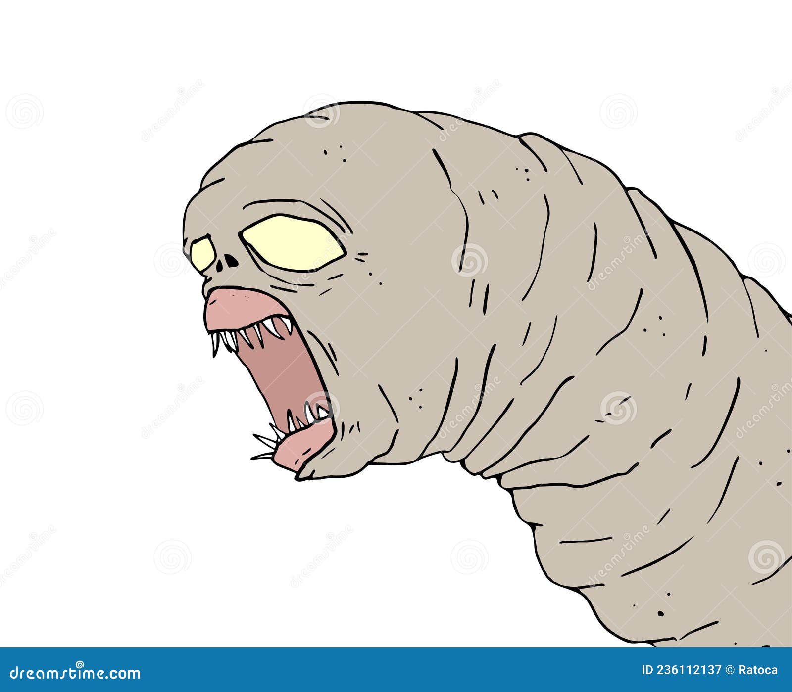 Creative Design of Ugly Monster Stock Vector - Illustration of ugly ...