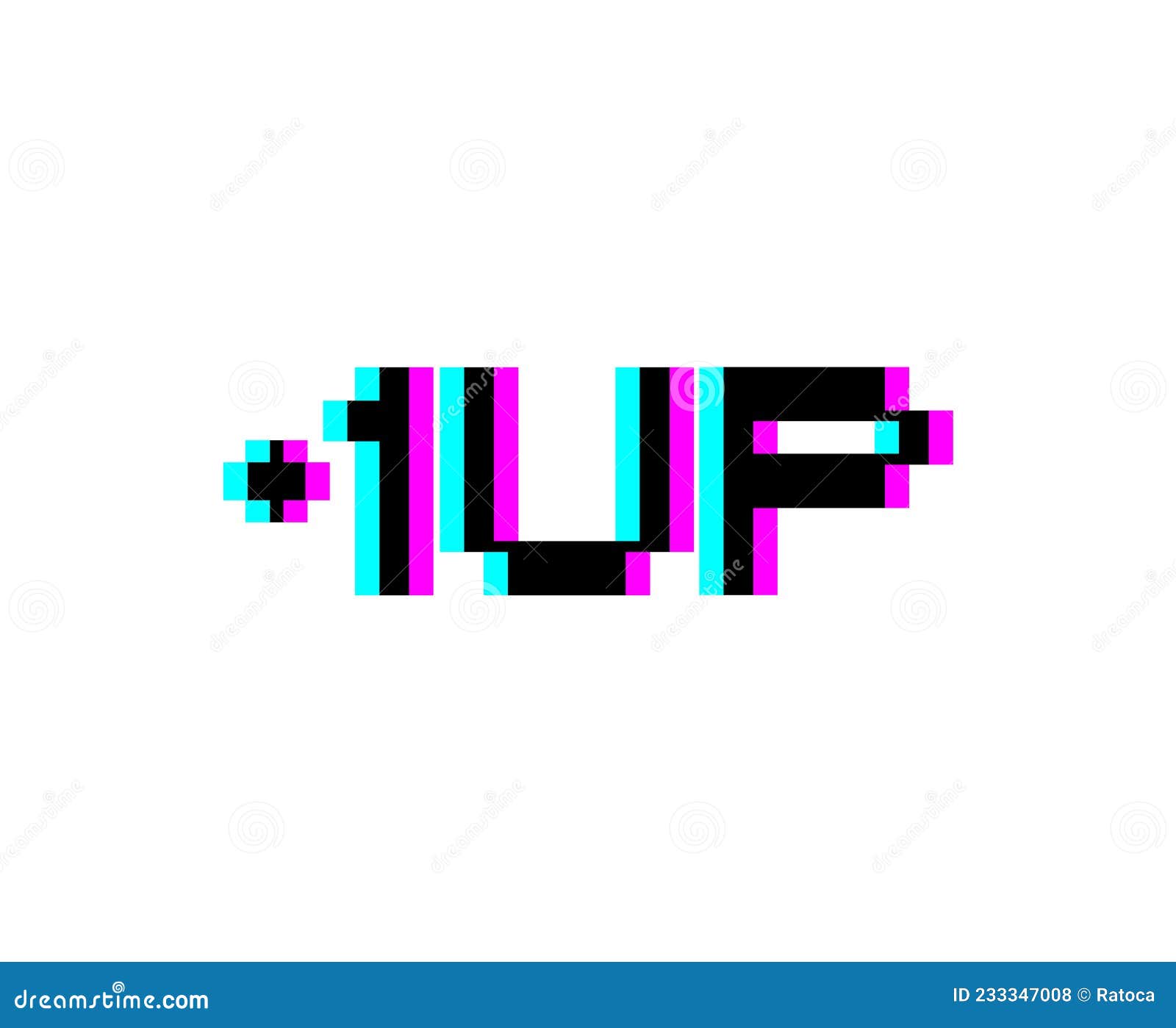 Creative Design of 1Up Icon Stock Vector - Illustration of icon, spray ...