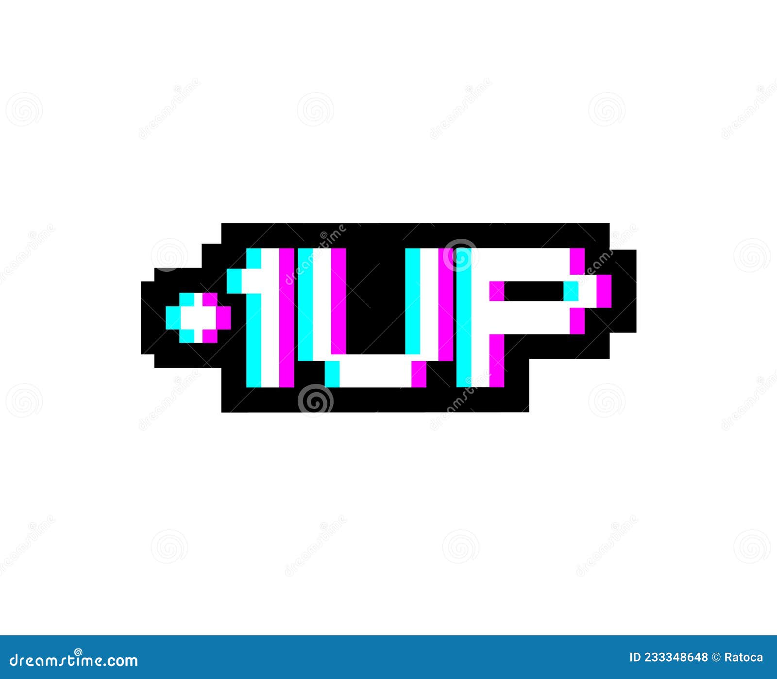Creative Design of 1Up Icon Stock Vector - Illustration of letter ...