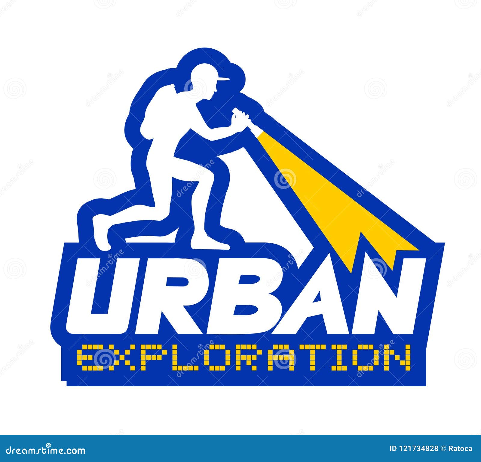 Urban Exploration Illustration Stock Vector - Illustration of urban ...