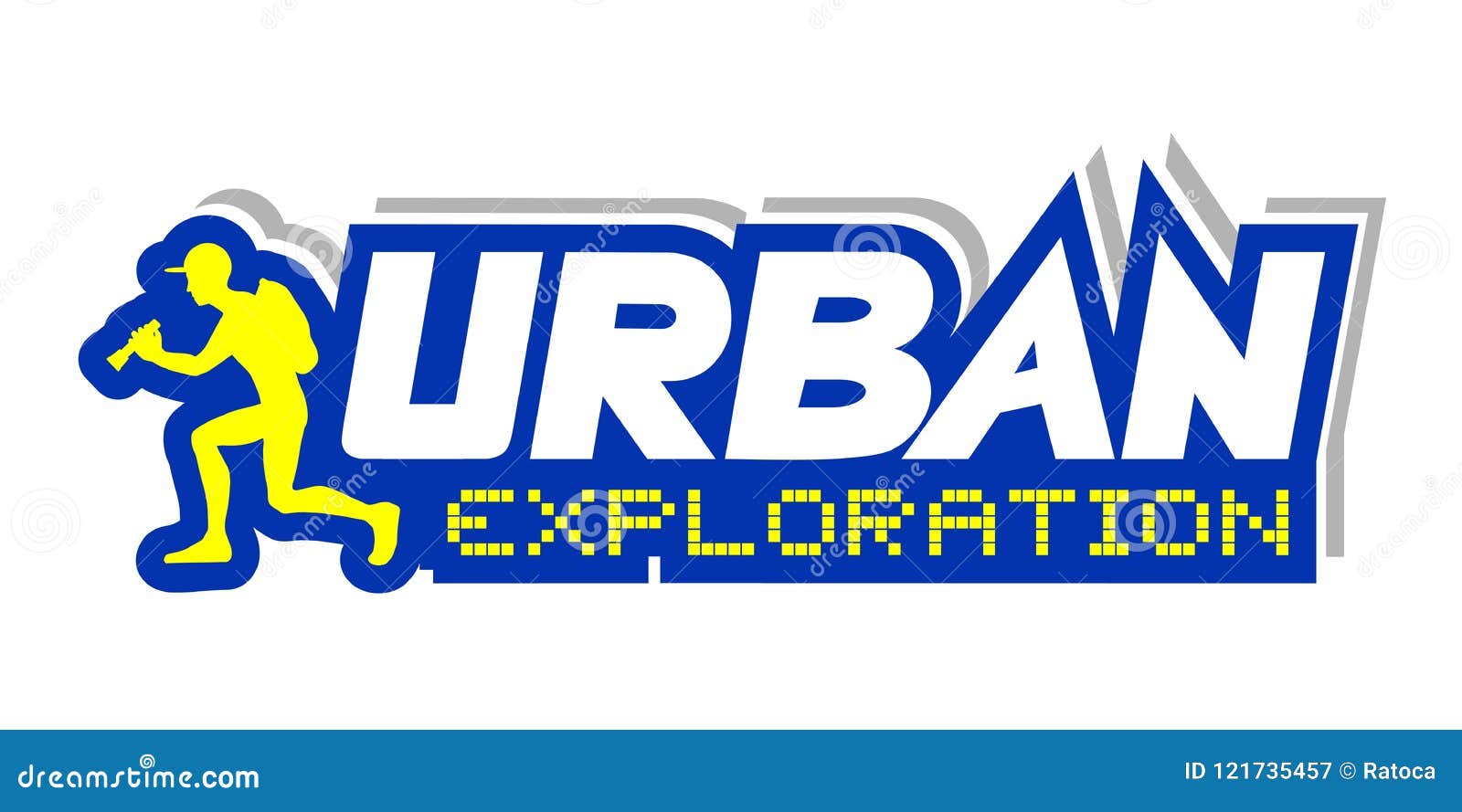 Urban Exploration Illustration Stock Vector - Illustration of space ...