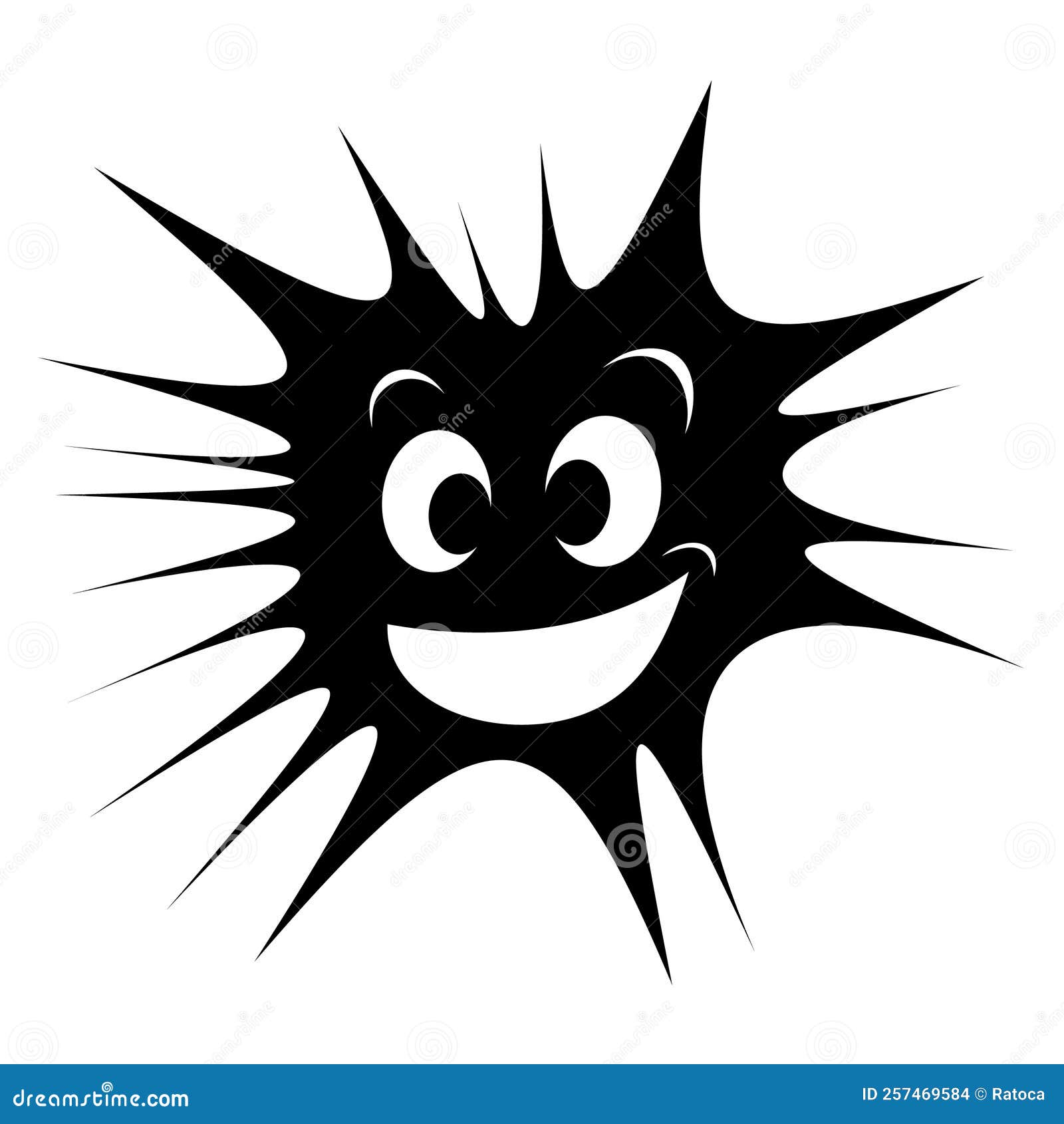 Design of Vector Smile Face Stock Vector - Illustration of teeth, silly ...