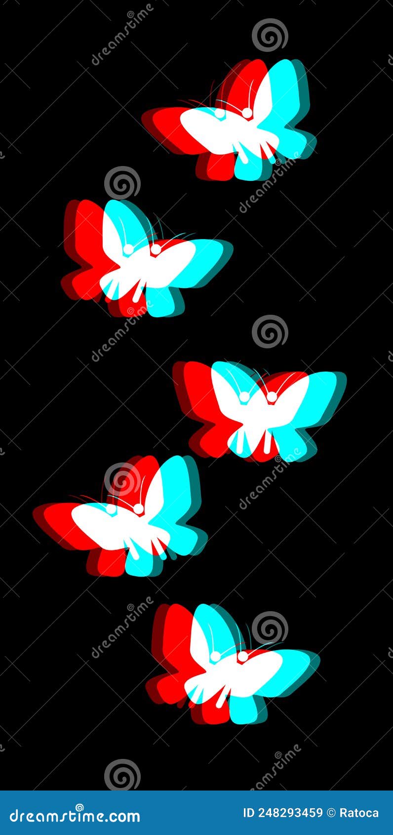 Visual butterflies art stock vector. Illustration of spot - 248293459