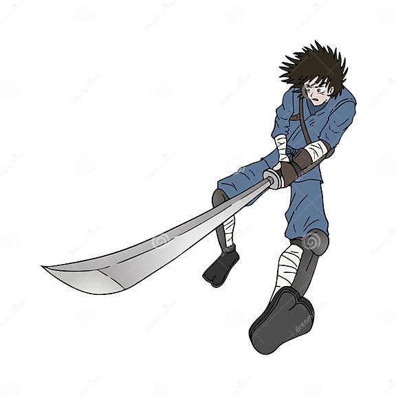 Design of Warrior Attack Draw Stock Vector - Illustration of iron ...