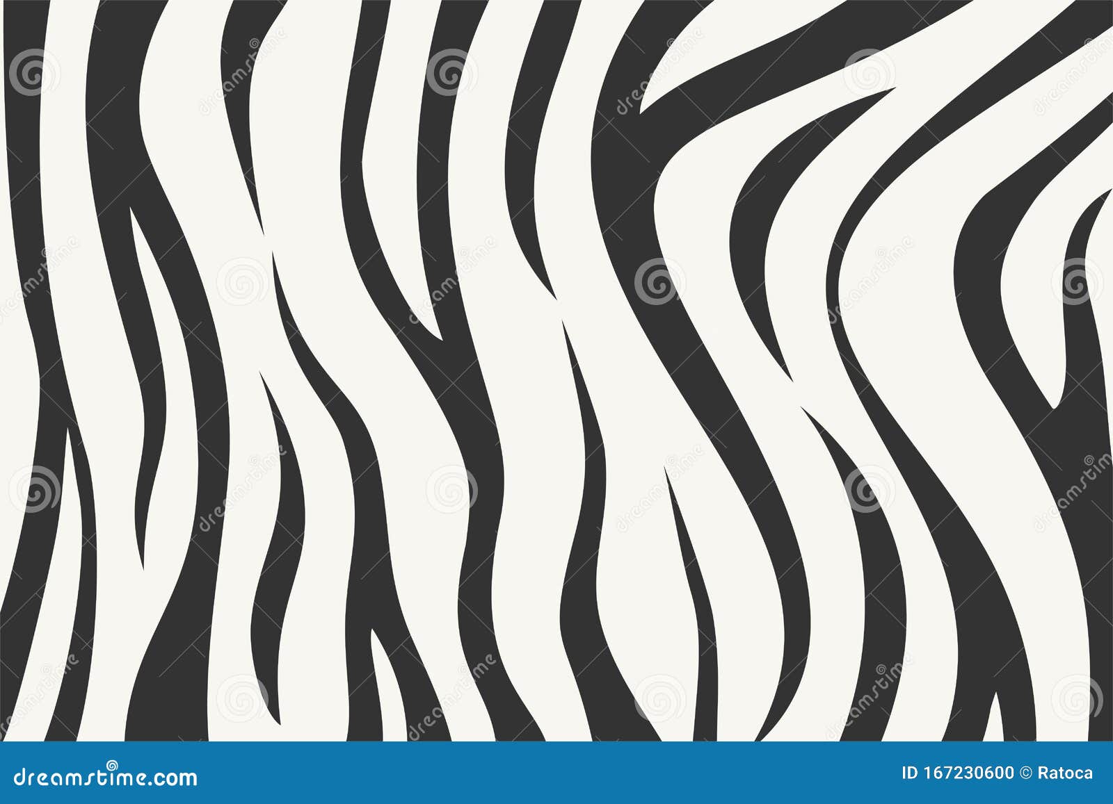 Wild zebra texture stock vector. Illustration of seamless - 167230600