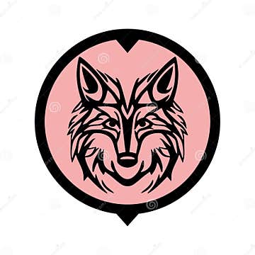 Wolf face symbol stock vector. Illustration of werewolf - 318395649