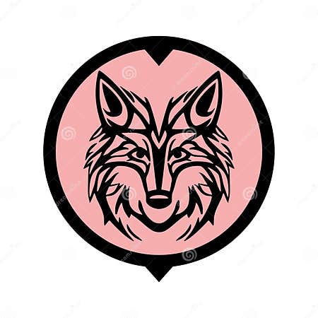 Wolf face symbol stock vector. Illustration of werewolf - 318395649