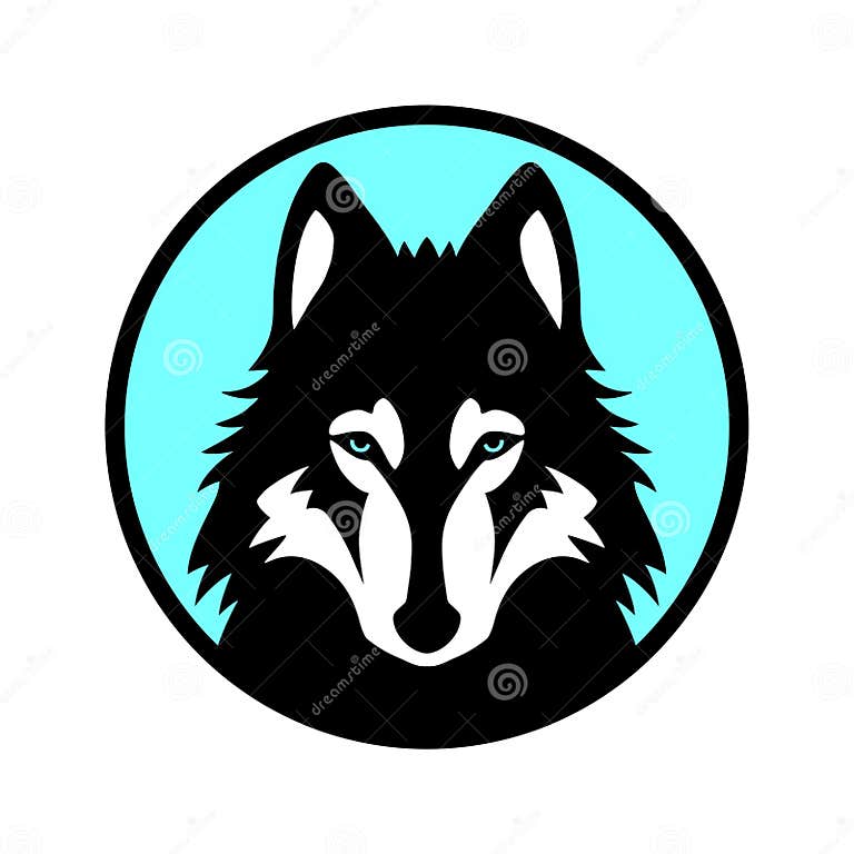 Wolf head symbol stock vector. Illustration of symbol - 325984780