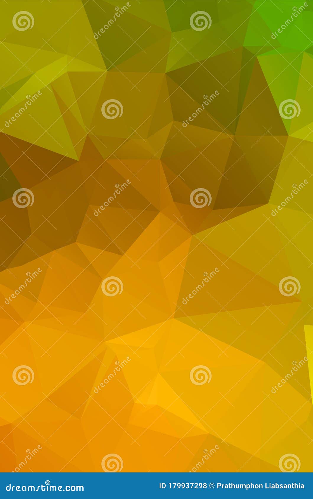 Creative Design Yellow Template Random Bright Colors Low Poly ...