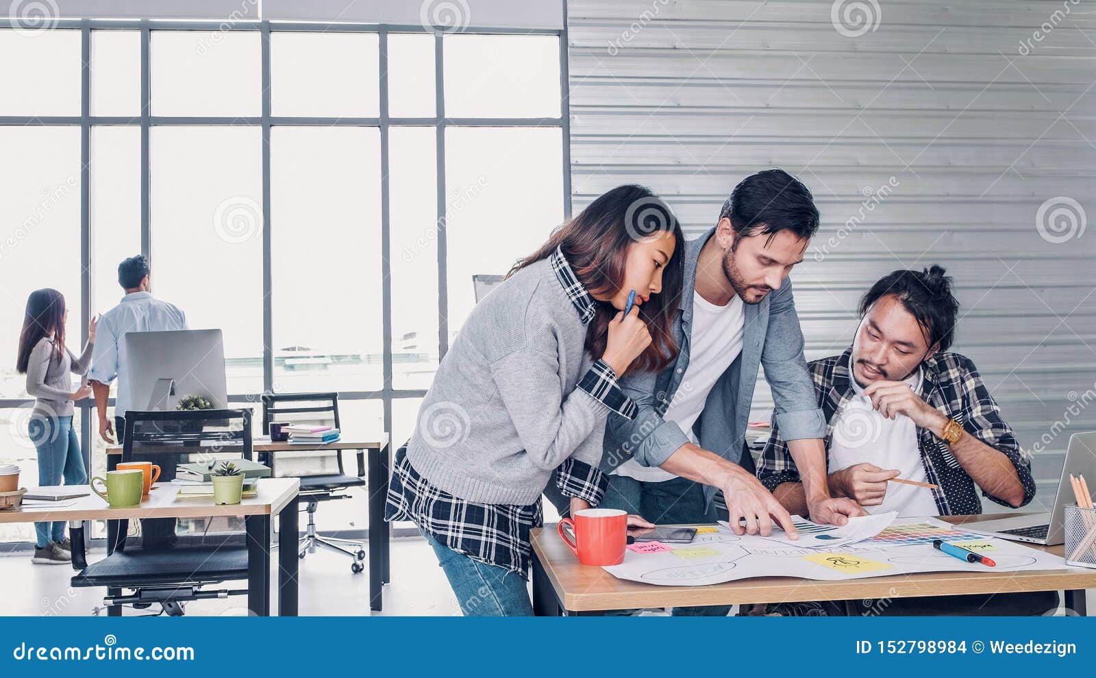 Creative Designe Team Brainstrom Branding Project with Designer Team at ...