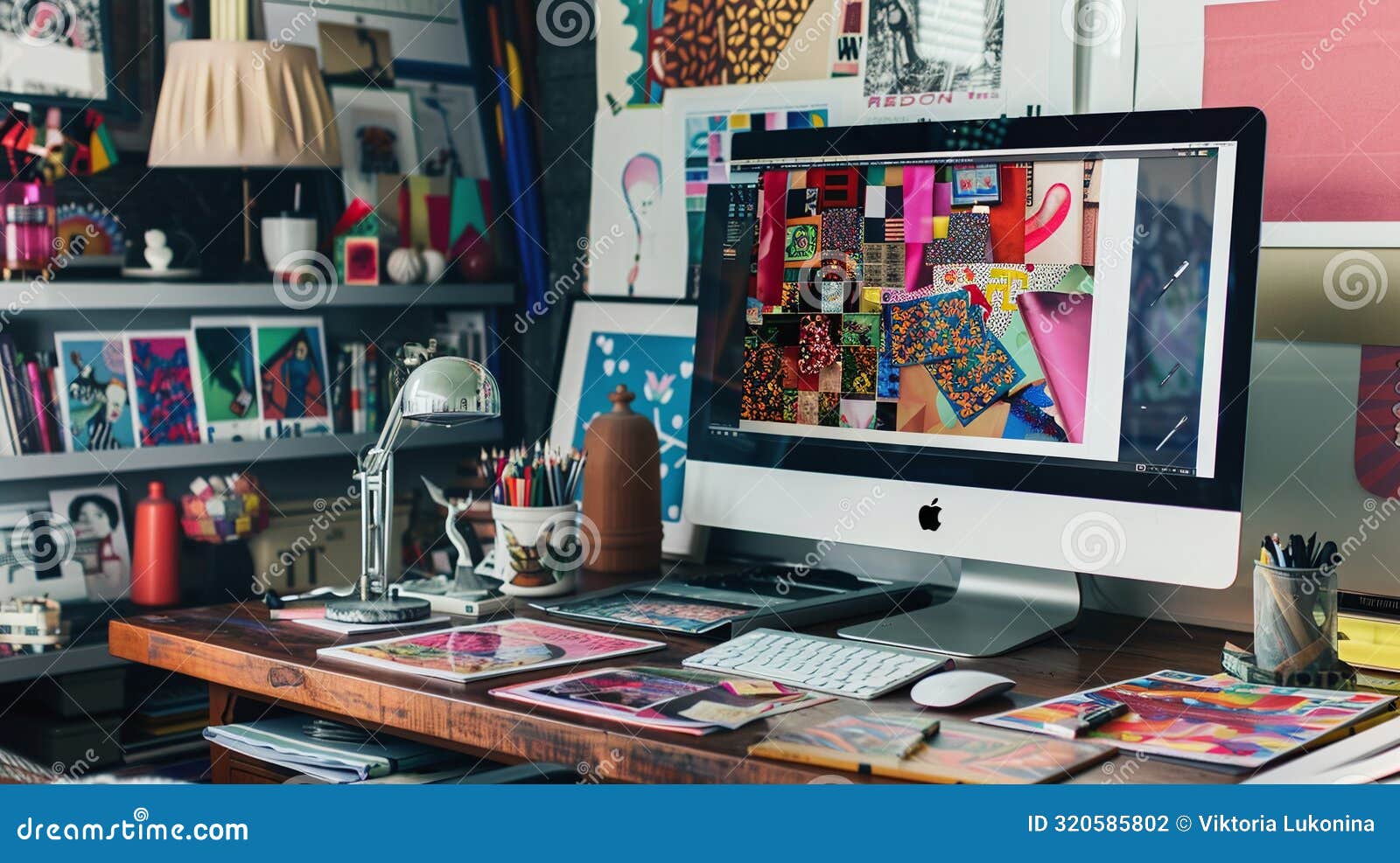 Creative Designer S Digital Workspace Stock Photo - Image of pencils ...