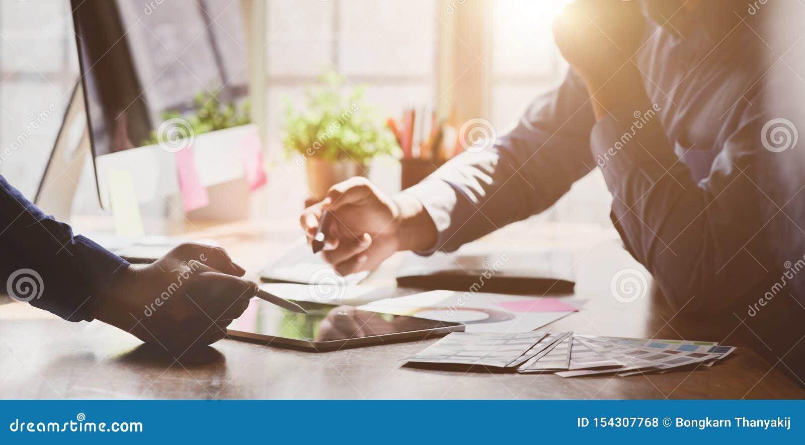 Creative Designer Team Discussion Ideas Stock Photo - Image of ...