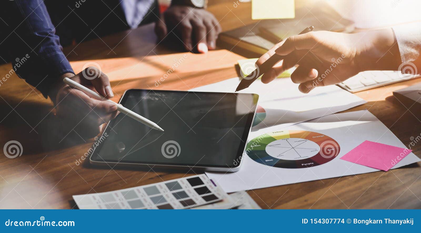 Creative Designer Team Meeting Discussion Ideas Stock Photo - Image of ...