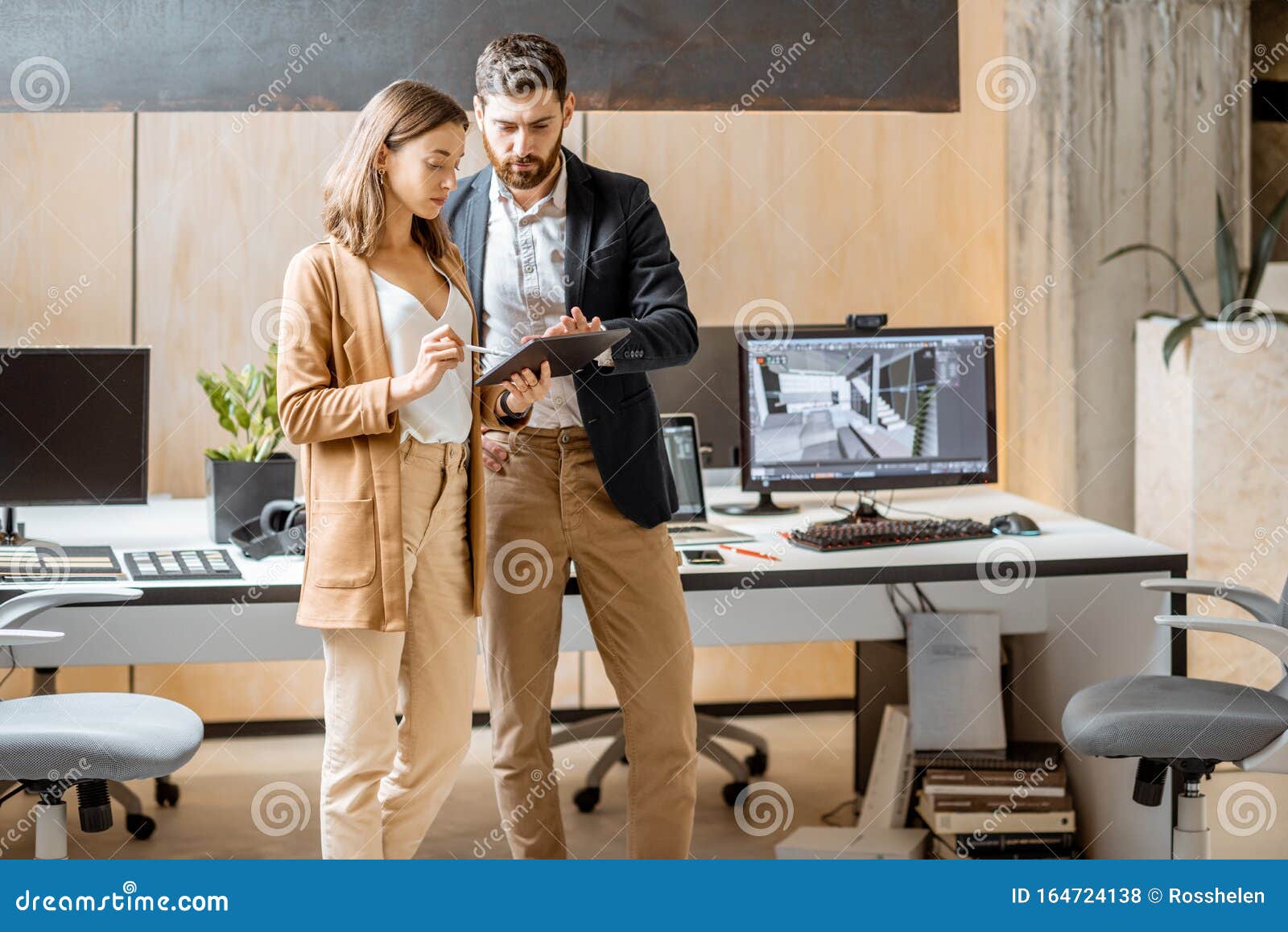 Creative Designers Working with Digital Tablet Stock Photo - Image of ...