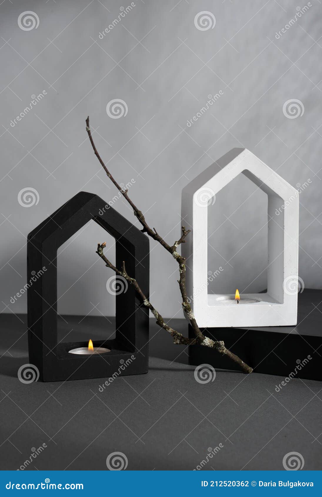 Creative Diagonal Isometric Projection Composition. Still Life. Shadows ...