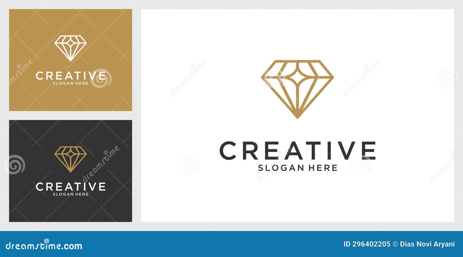 Creative Diamond Vector Logo Design Stock Illustration - Illustration ...