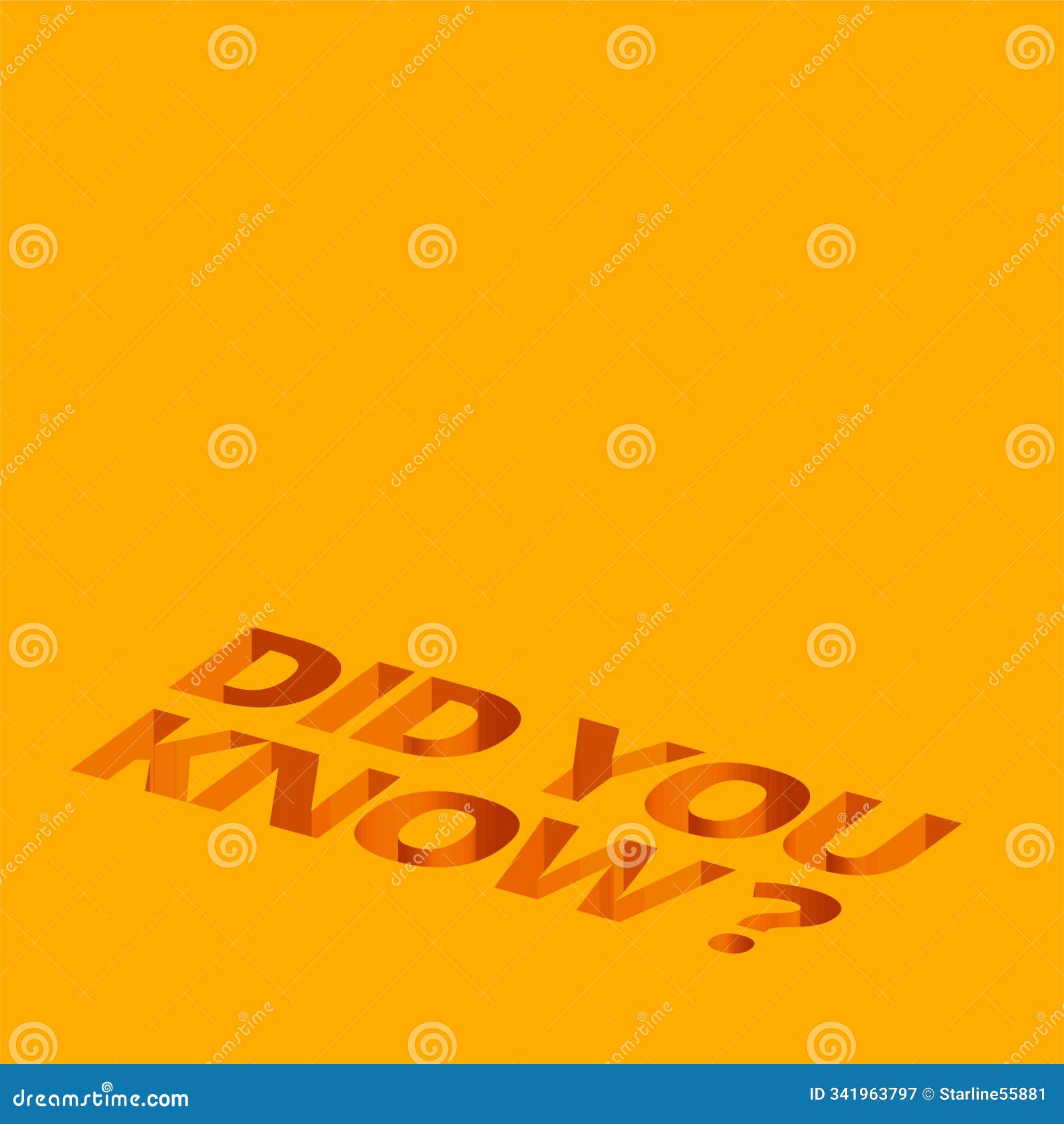 Creative Did You Know Abstract Background for Communication Stock ...