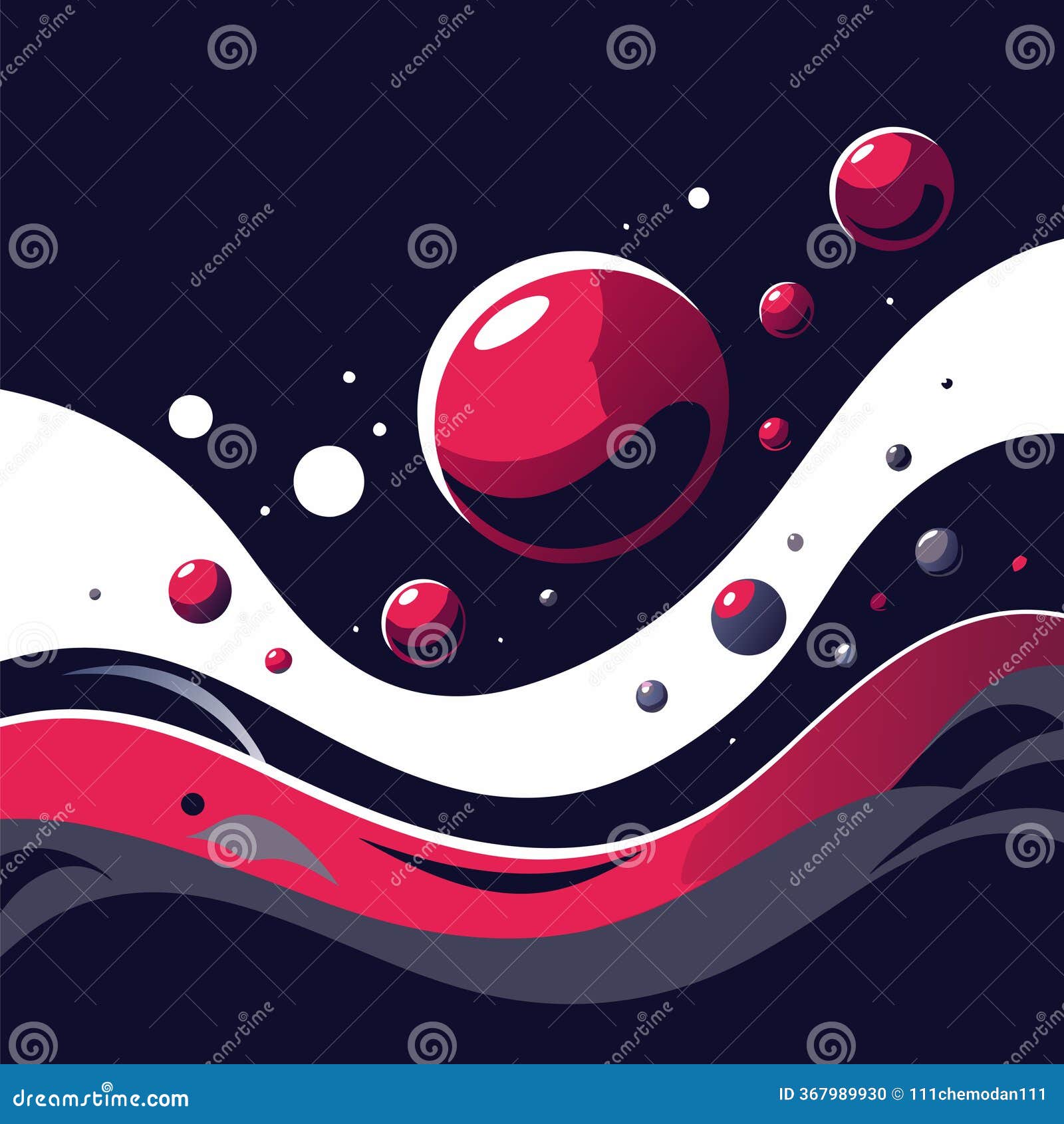 Fluid Dynamics Abstract Water And Bubbles In Motion Black And White ...