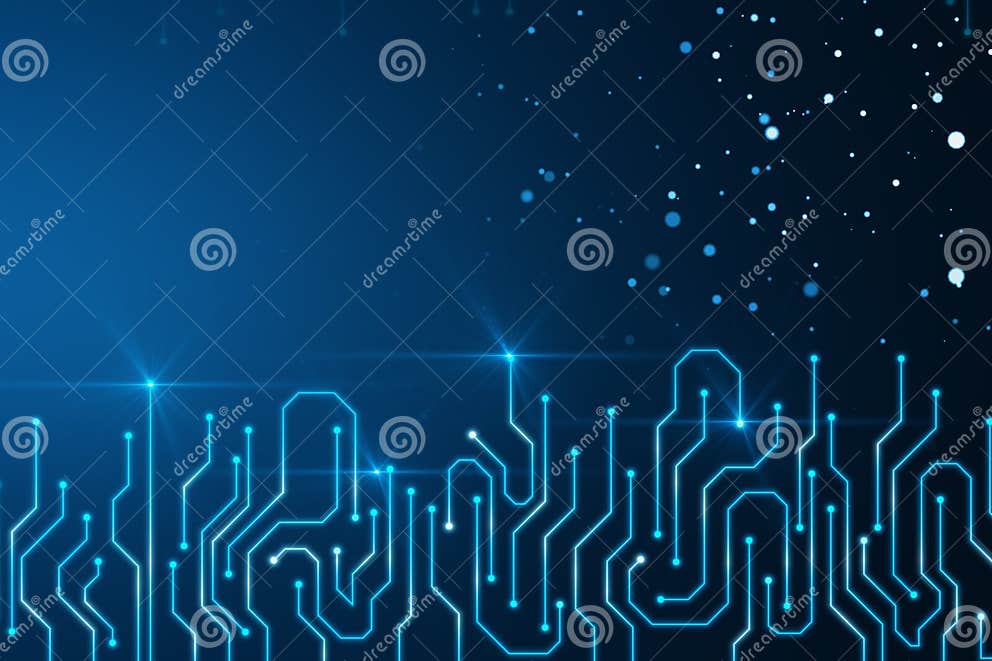 Creative Digital Circuit Backdrop. Technology, Chip and Innovation ...
