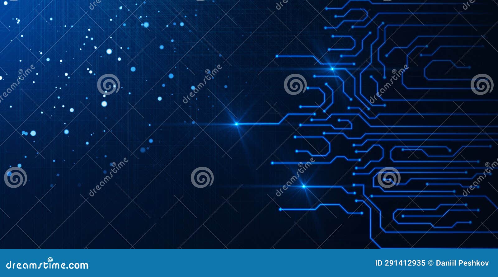 Creative Digital Circuit Texture. Technology, Chip and Innovation ...