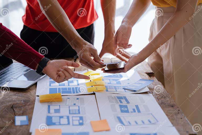 Creative Digital Development Agency Stock Photo - Image of interface ...