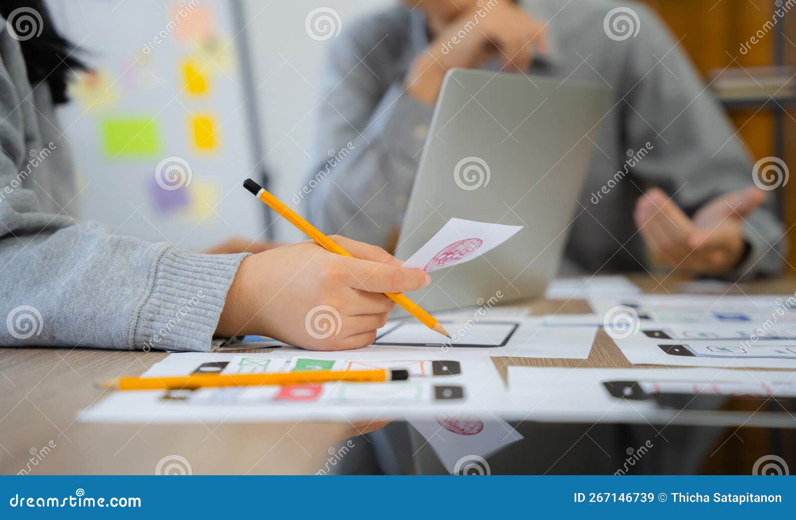 Creative Digital Development Agency. Developer Team Brainstorming on ...