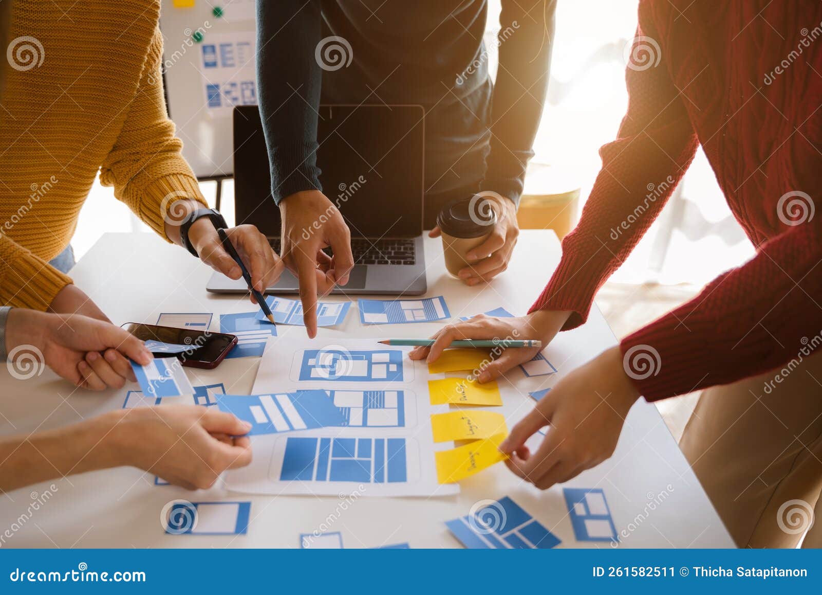 Creative Digital Development Agency. Developer Team Brainstorming on ...