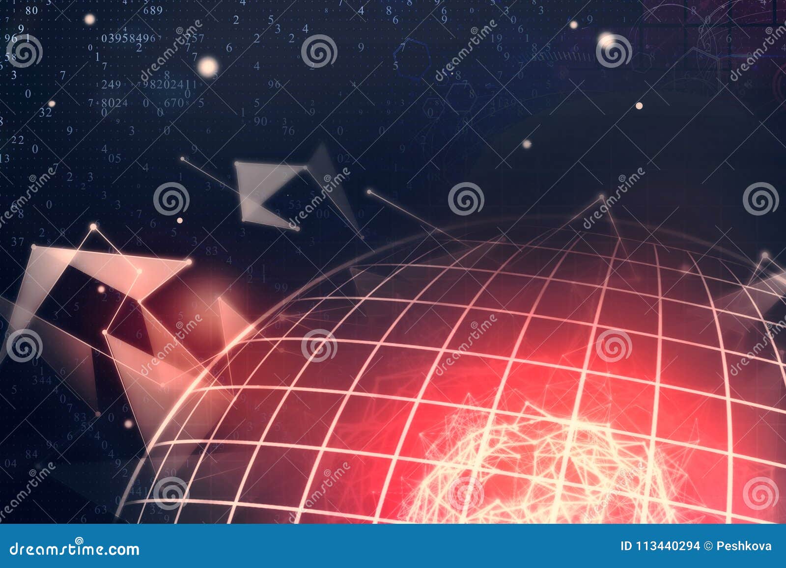Creative globe wallpaper stock illustration. Illustration of earth ...