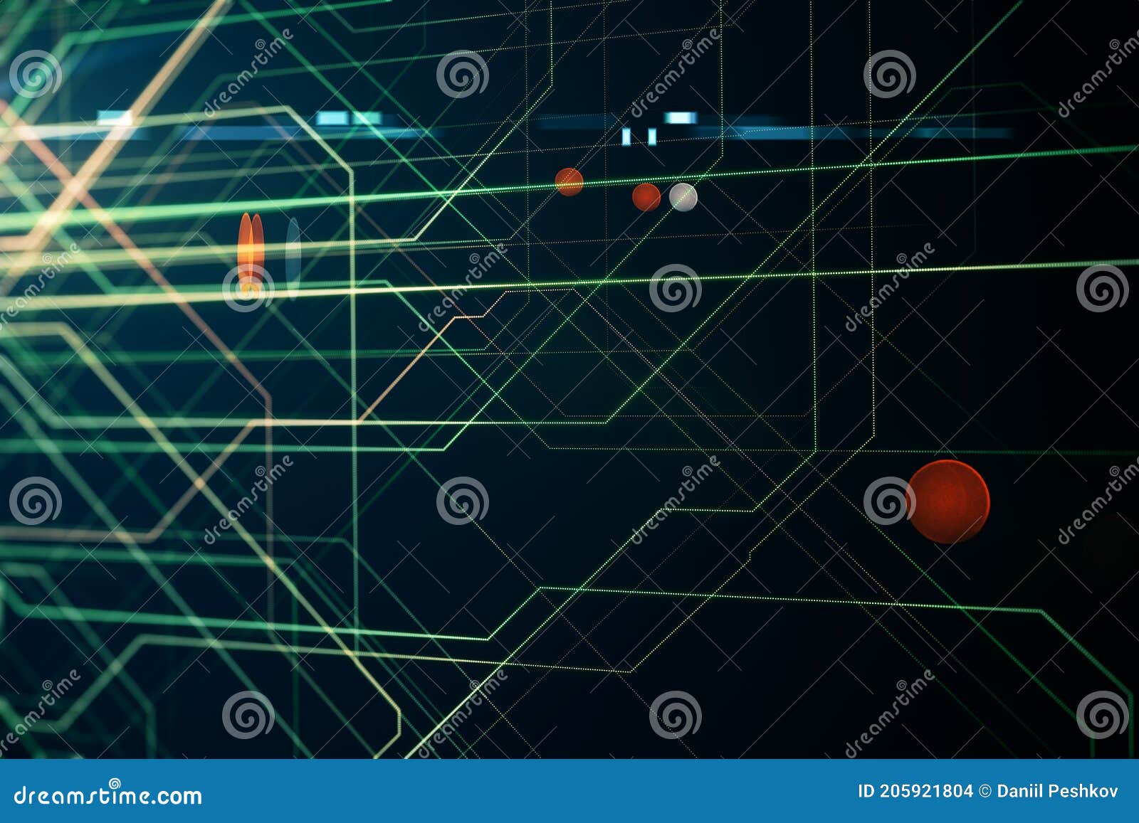 Creative Digital Lines Background Stock Illustration - Illustration of ...
