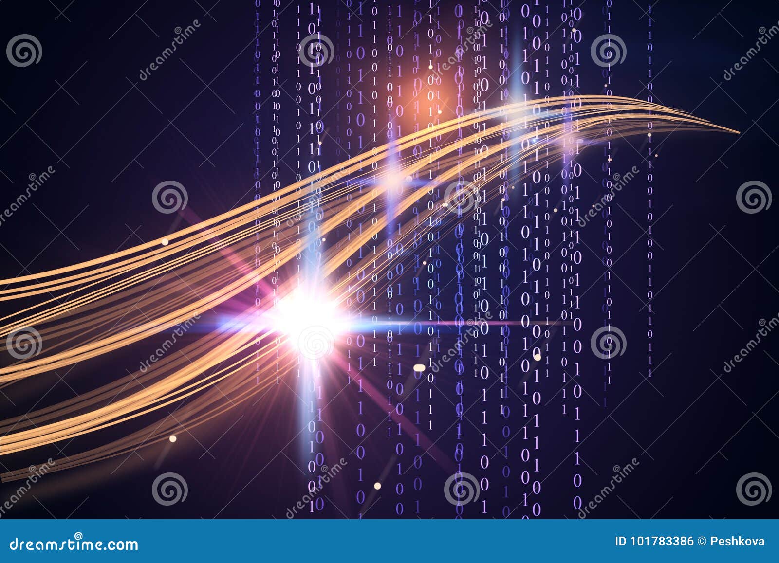 Creative Digital Wave Background Stock Illustration - Illustration of ...