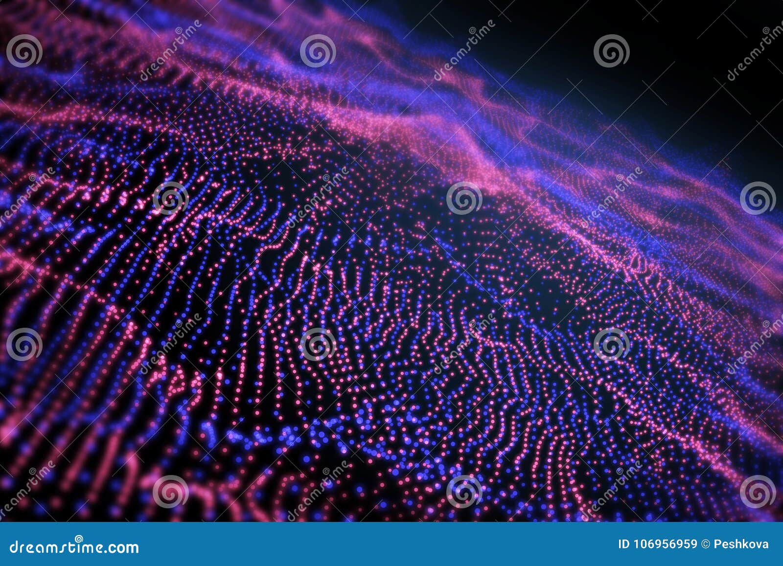 Creative Digital Wave Texture Stock Illustration - Illustration of blue ...