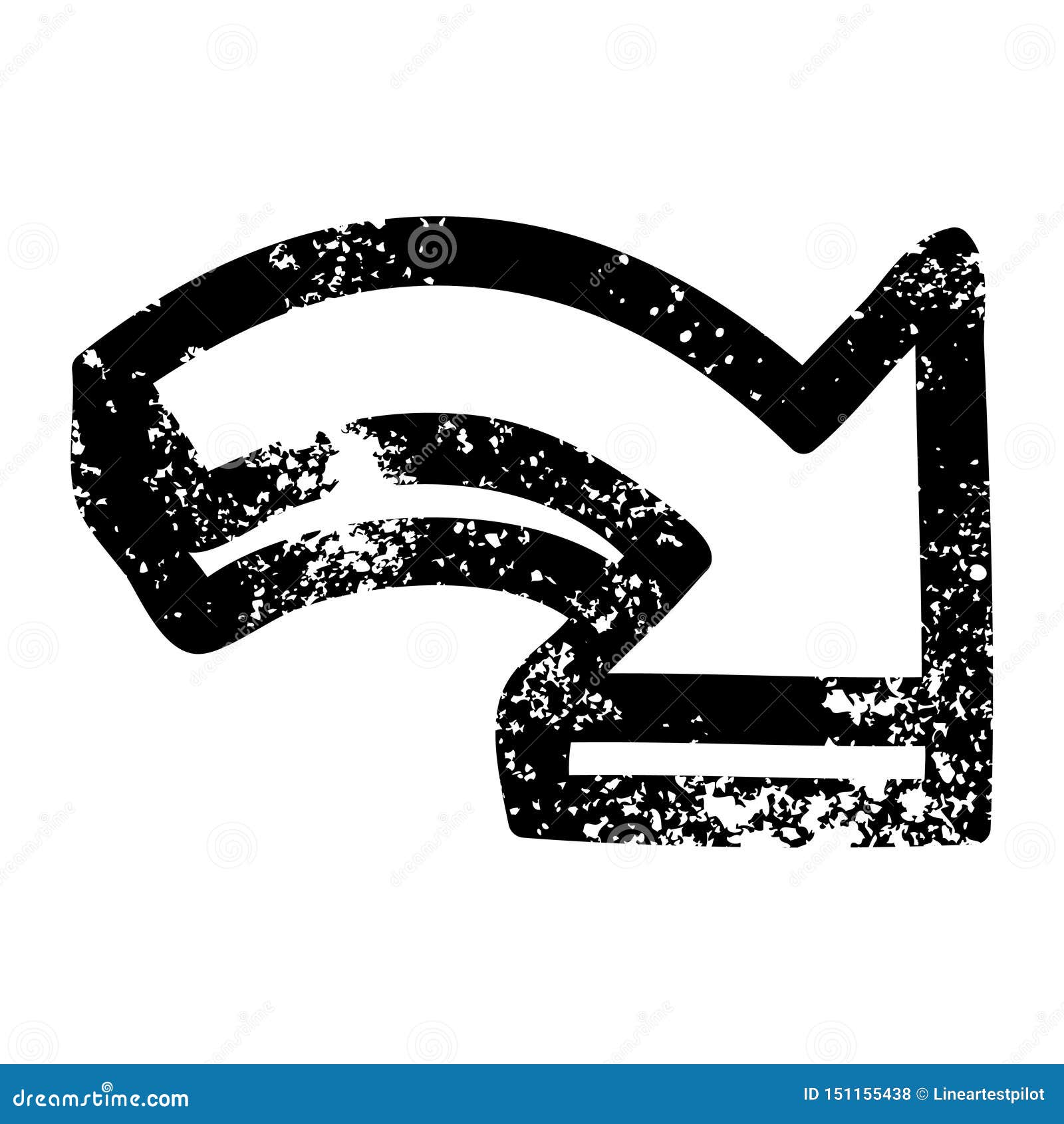 A Creative Direction Arrow Icon Stock Vector - Illustration of pointing ...