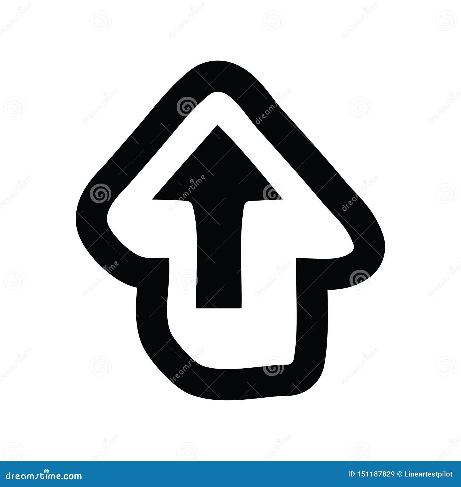 A Creative Direction Arrow Icon Stock Vector - Illustration of icon ...