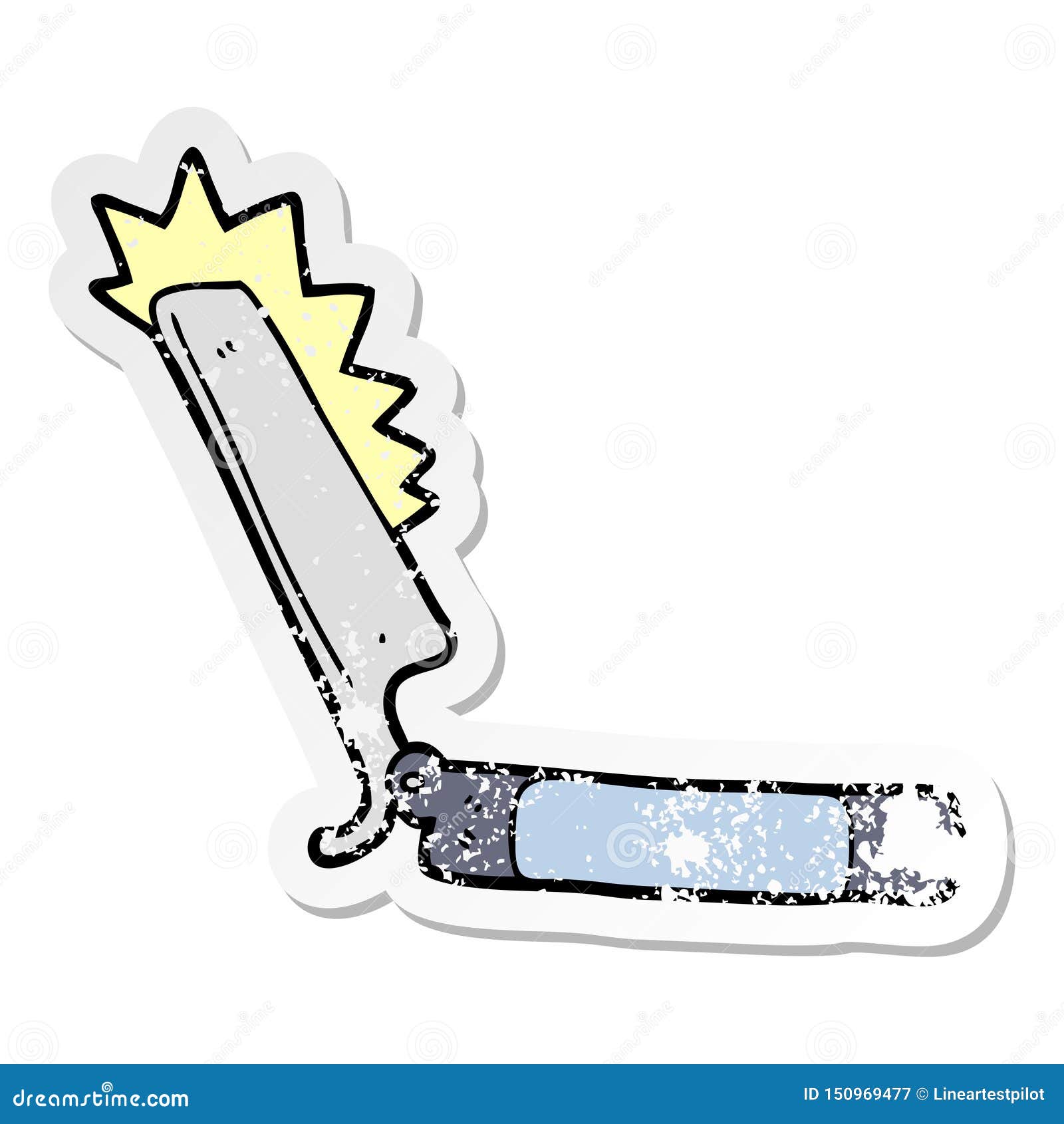 Sharp Razor Blade Illustration Vector Logo | CartoonDealer.com #244560153