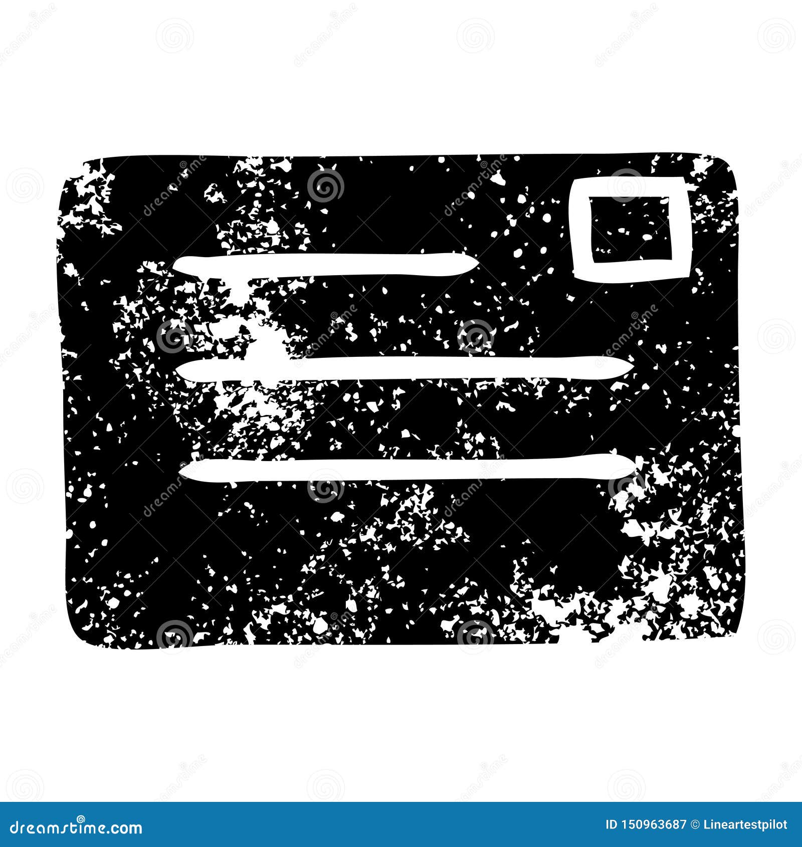 A Creative Distressed Symbol Letter Stock Vector - Illustration of ...