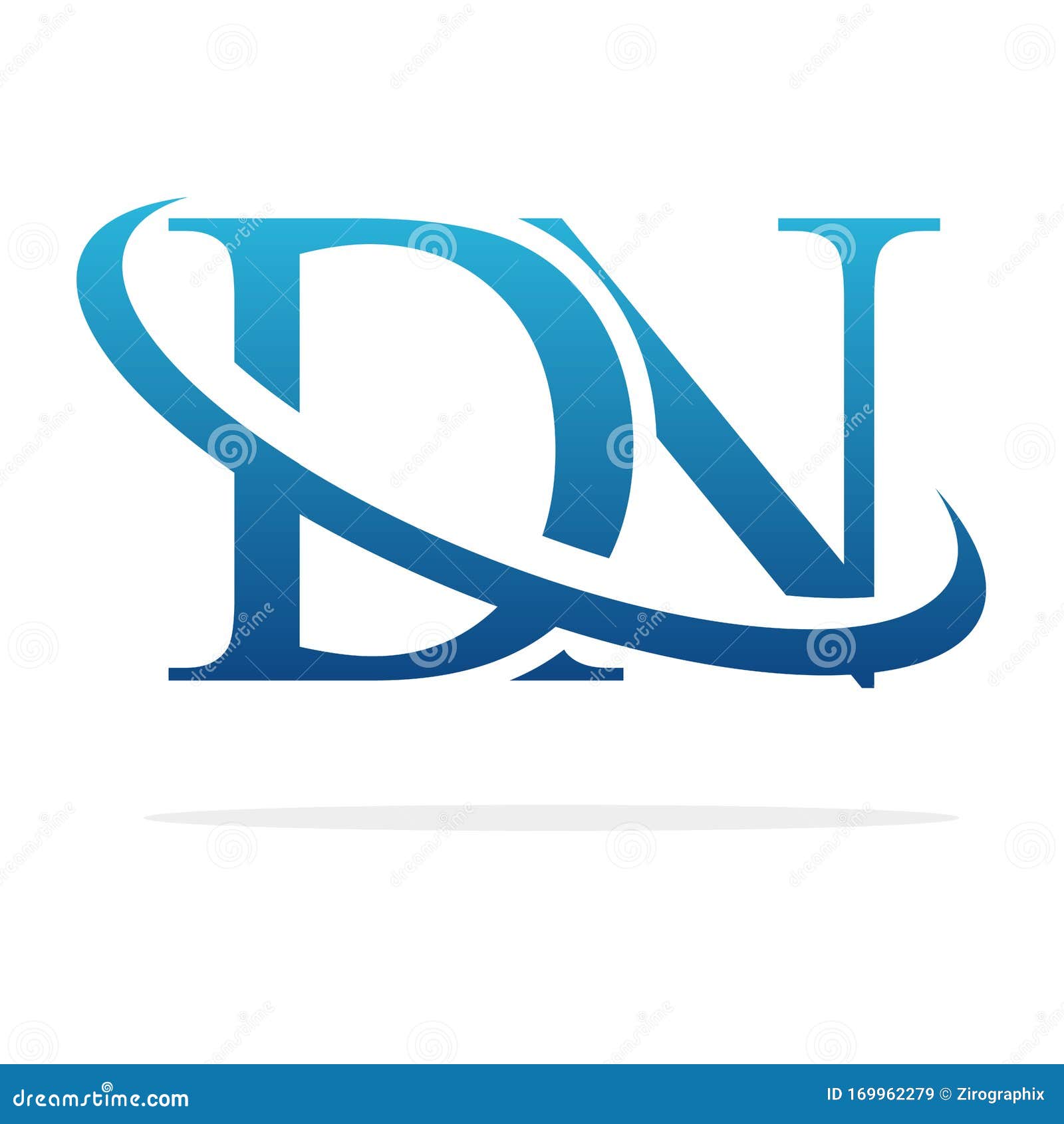 Creative DN Logo Icon Design Stock Vector - Illustration of internet ...