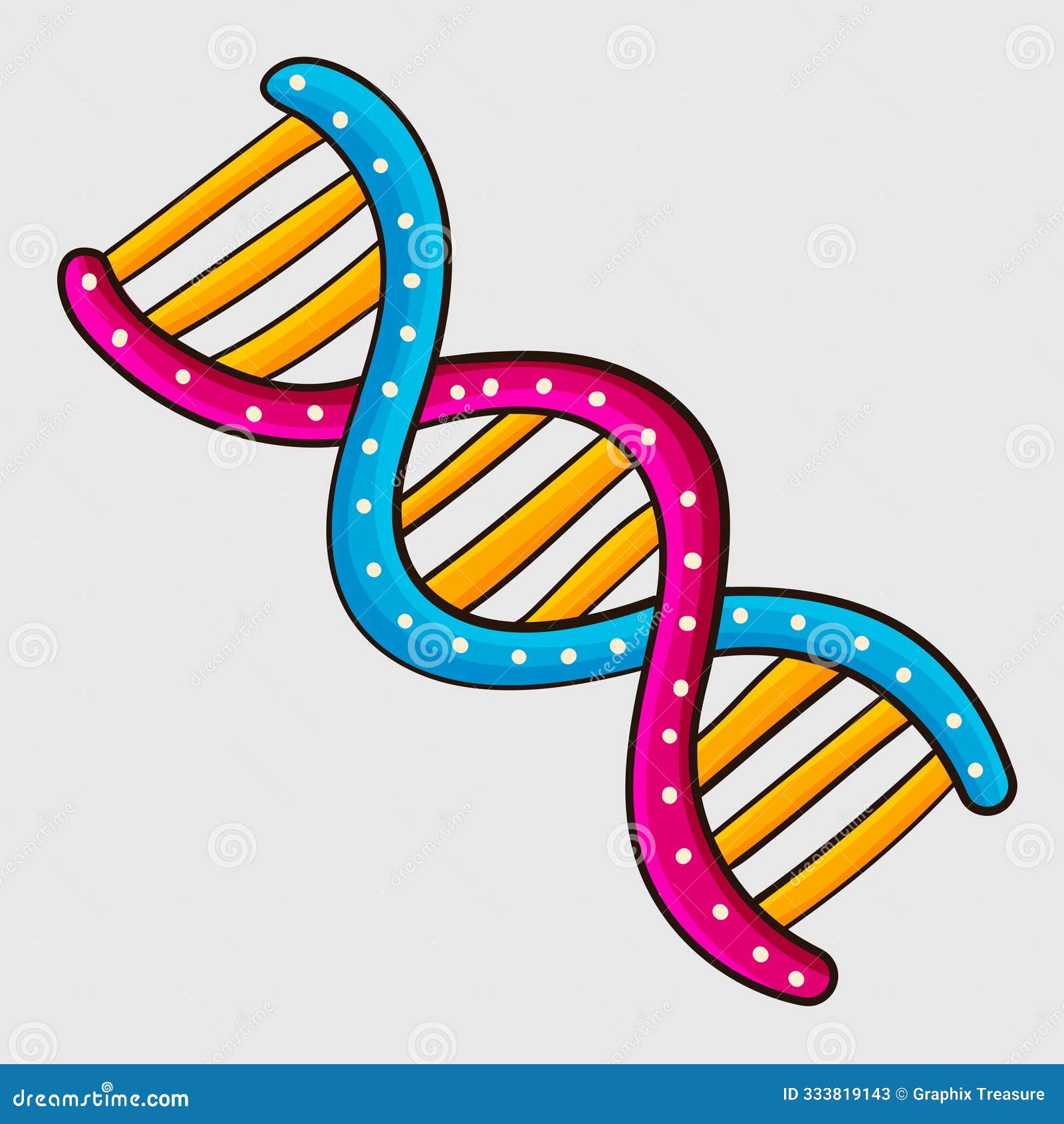 Creative DNA Doodle: Hand-Drawn Vector Illustration Stock Illustration ...