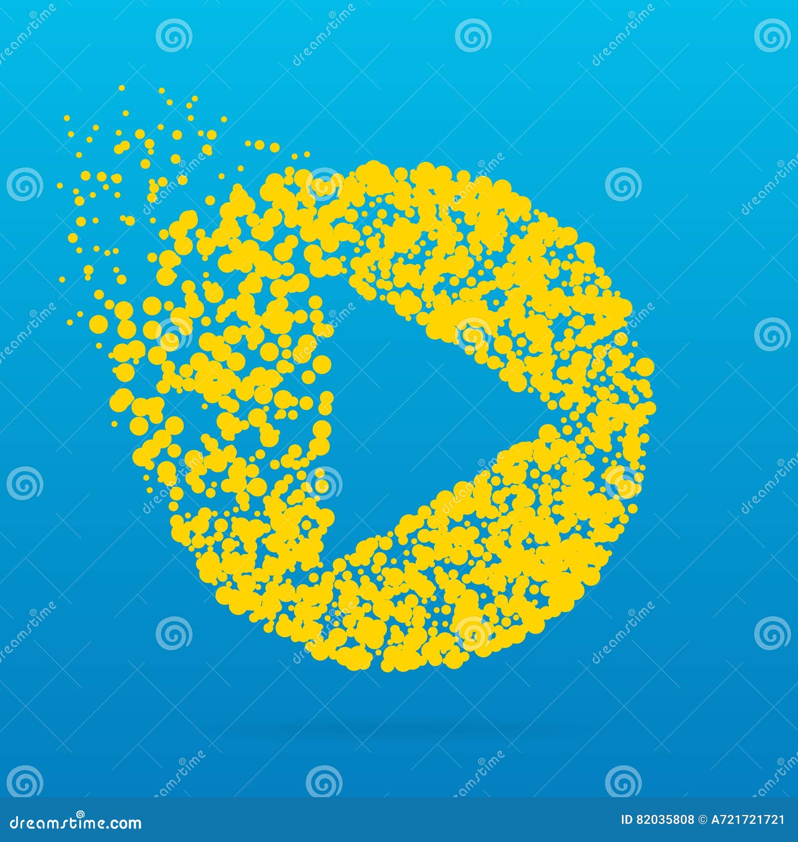 Creative dot icon stock illustration. Illustration of colourful - 82035808