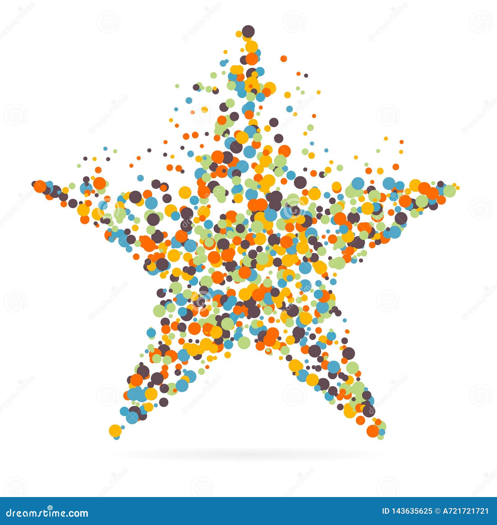 Creative dot icon stock illustration. Illustration of shatter - 143635625