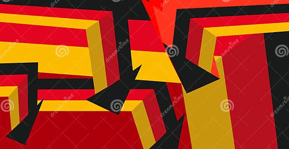 Creative Downtrend Red Arrow, National Colors of Germany and the ...